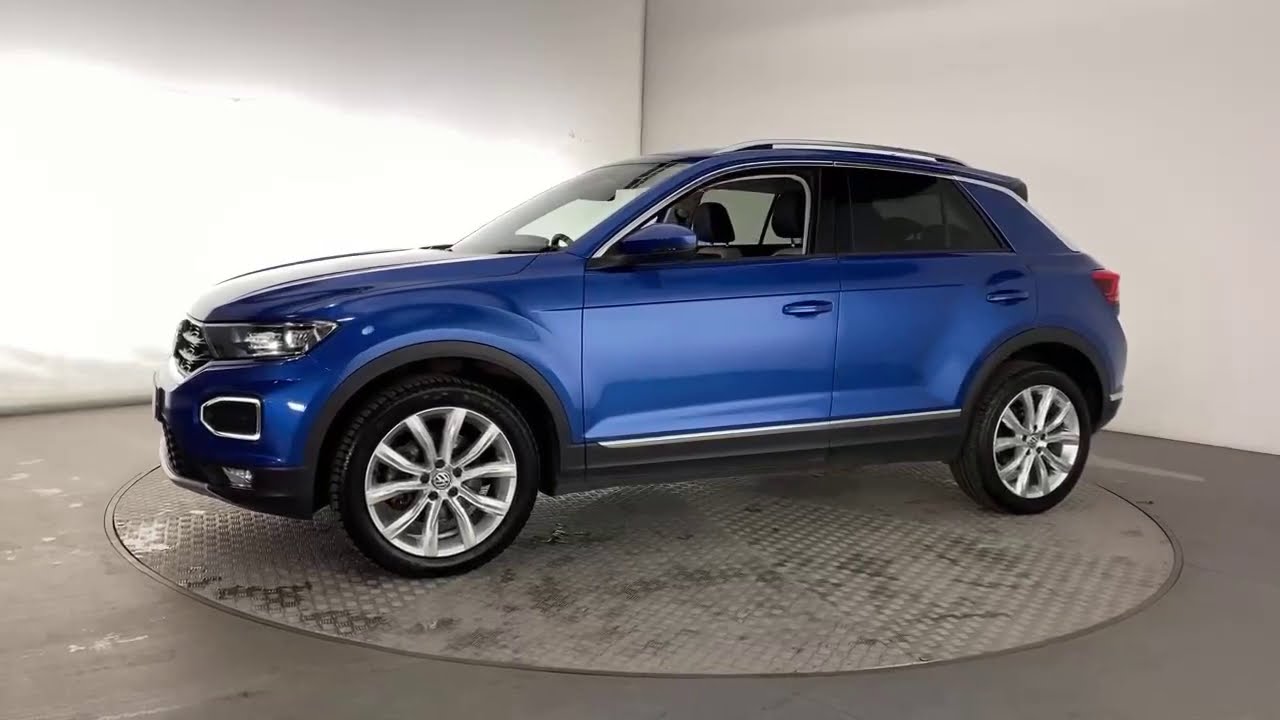 Volkswagen T-ROC SEL 1.5 TSI 150PS Ravenna Blue Metallic Paint ...