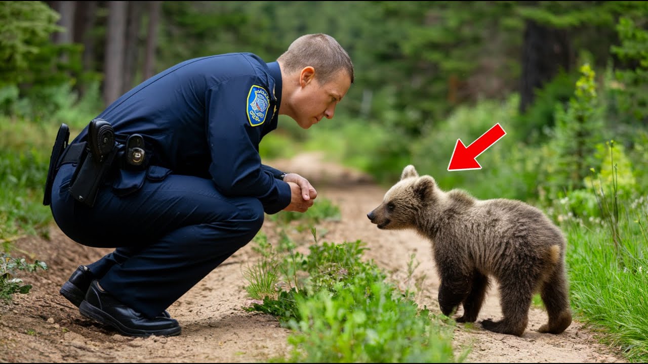 Bear Cub Keeps Following Soldier for Help—When He Realizes Why, He Can ...