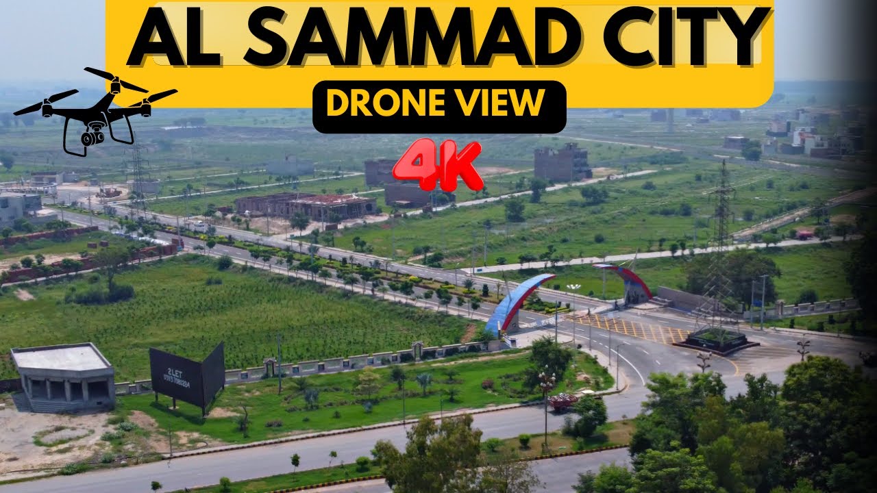 DRONE VIEW OF AL SAMMAD CITY SHEIKHUPURA @VisitEverything - YouTube