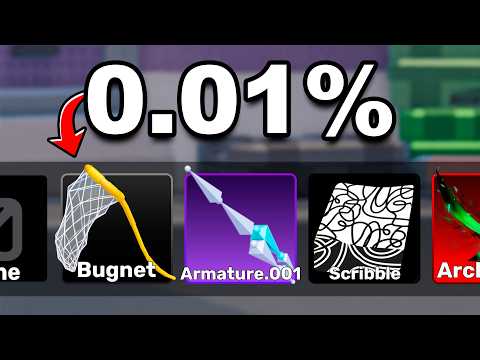 I won with EVERY 0.01% ITEM in Roblox Rivals!