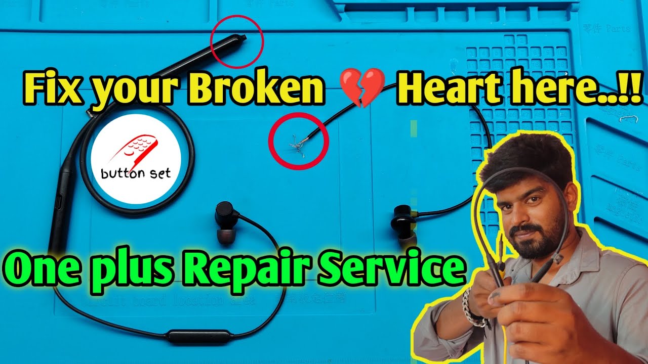 OnePlus wireless bullets Broken Wire Repairing || One plus Repair ...