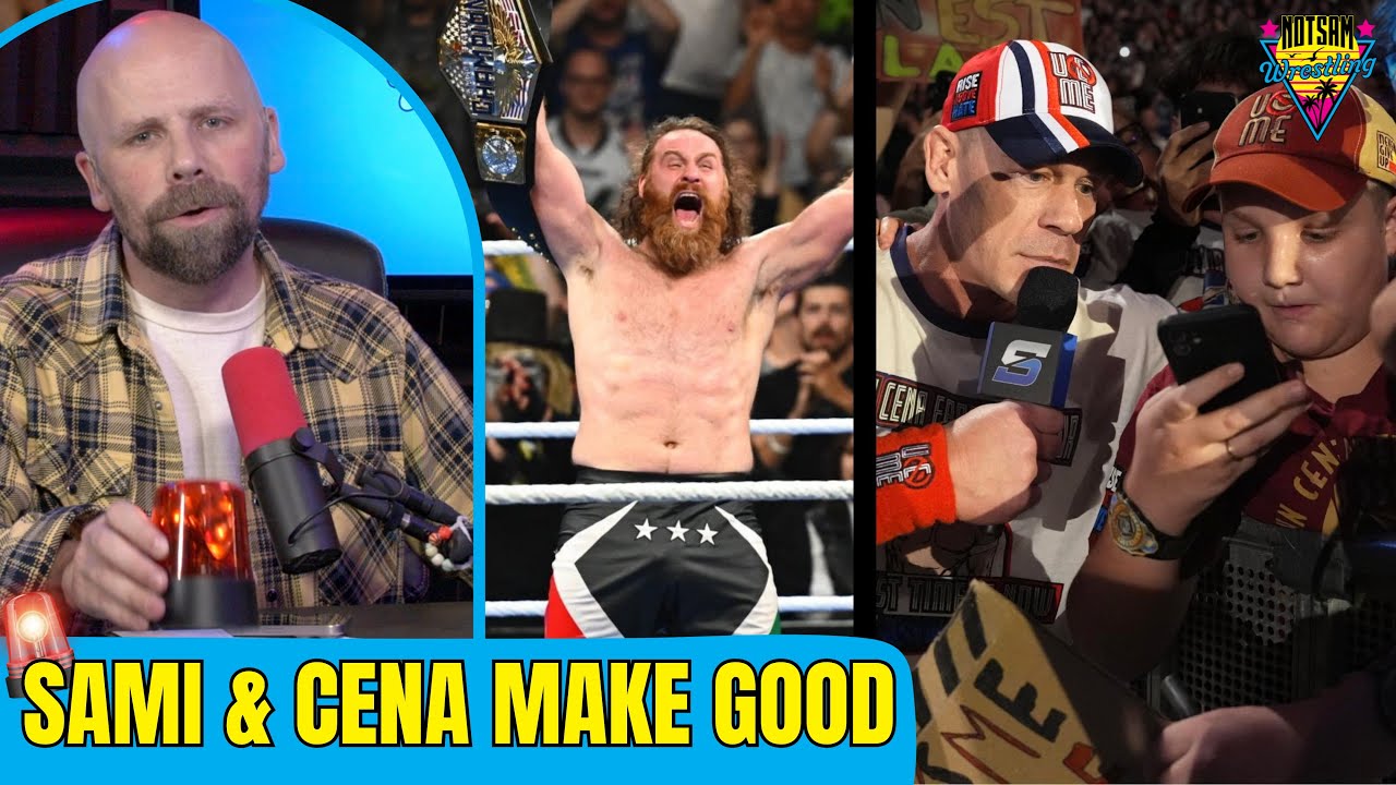 John Cena Apologizes To The Belgium Kid! Sami Zayn Wins US Title! | Notsam Wrestling EMERGENCY ...
