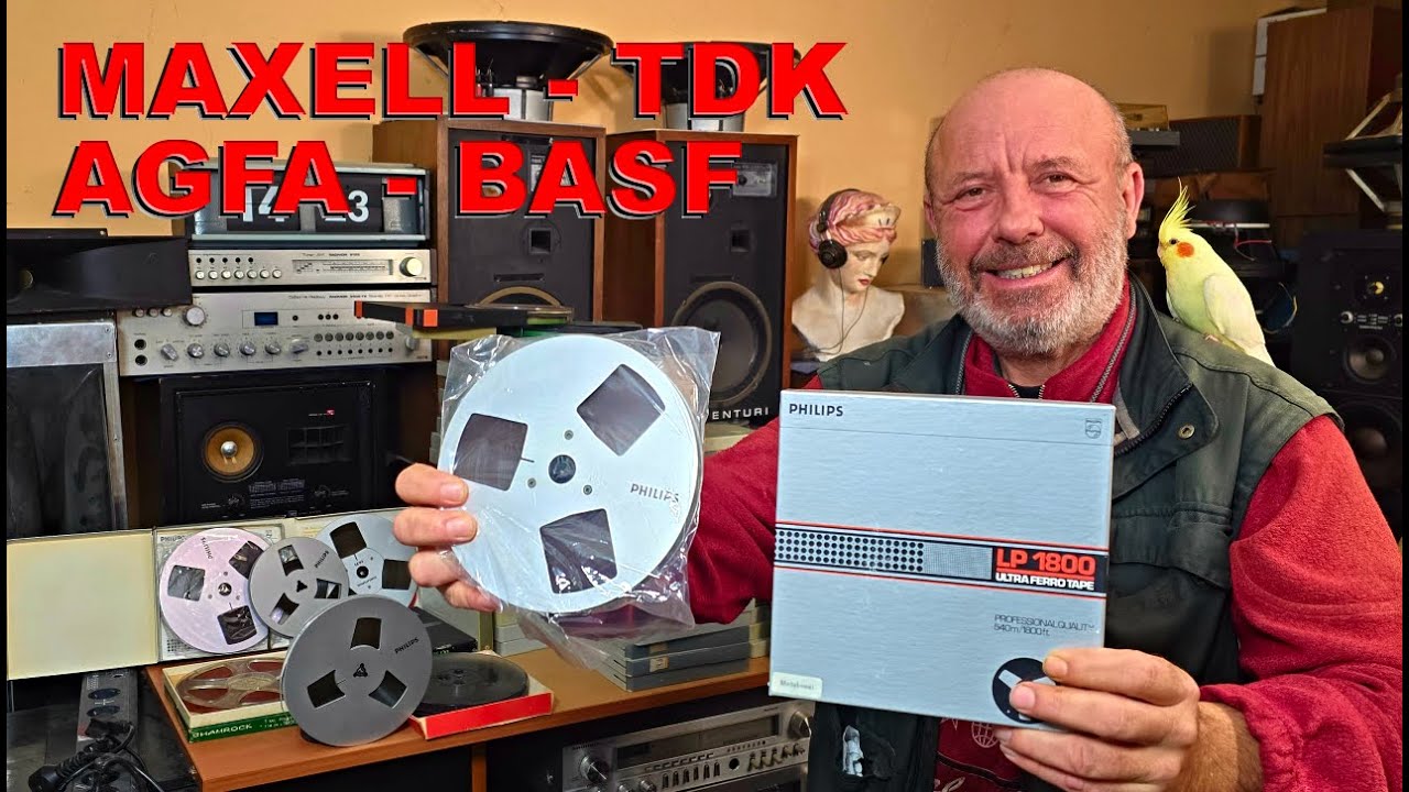 Vintage Alu Reels - Reel to Reel Recording Tape MAXELL, TDK, AGFA, BASF ...