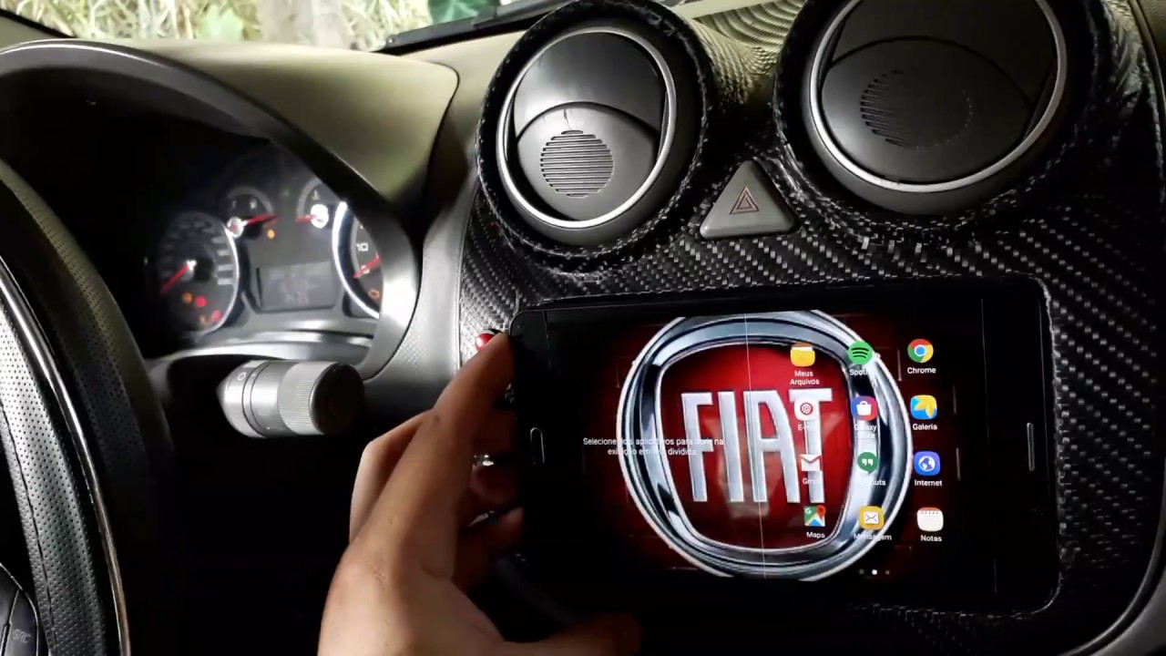como instalar tablet no carro, detalhado passo a passo, com botões ...