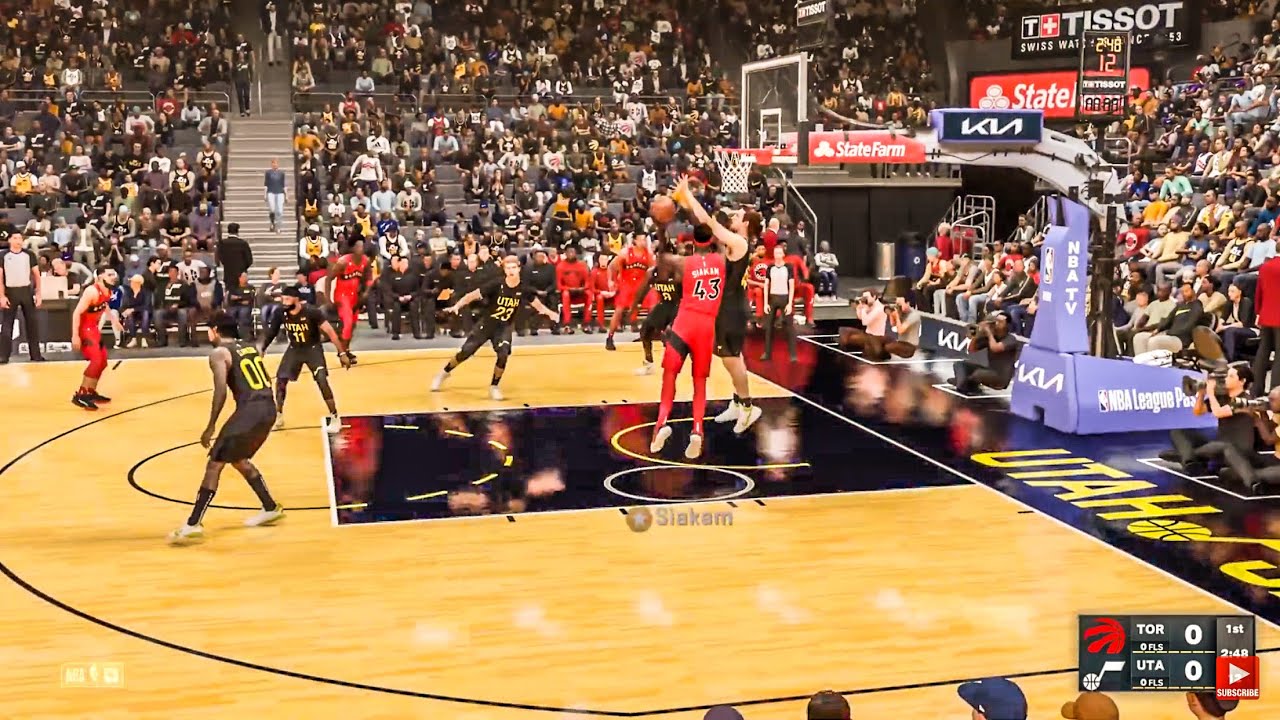 Toronto Raptors vs Utah Jazz 2/1/2023 NBA 2K23 Gameplay - YouTube