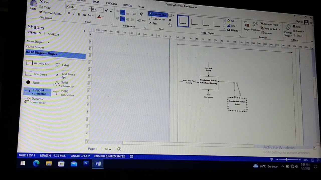 TUTORIAL IDEF0 MENGGUNAKAN MICROSOFT VISIO 2013 - YouTube