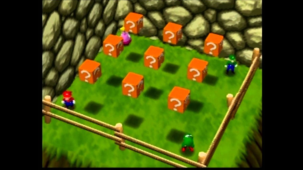 Mario Party: 4 Player Minigame - Coin Block Blitz - YouTube