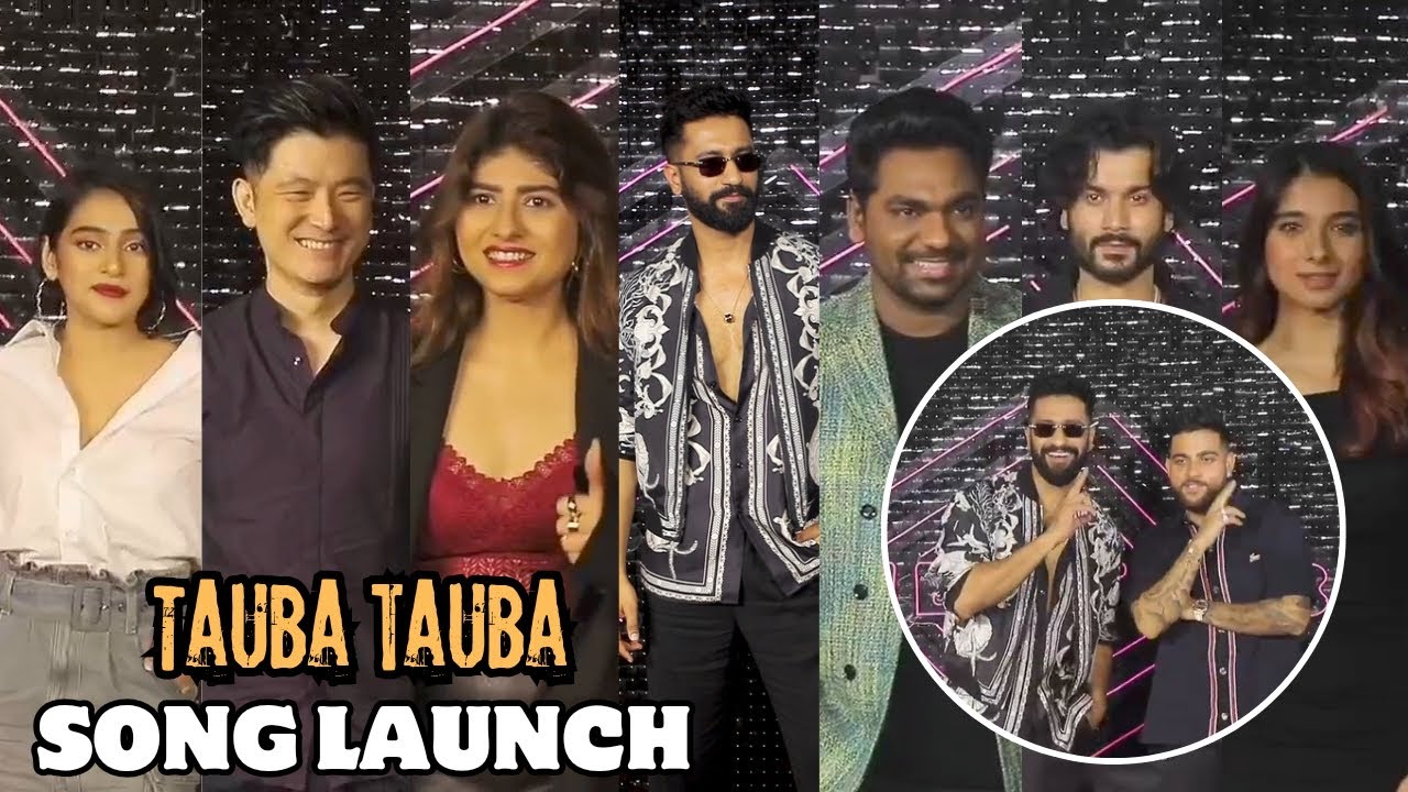 Tauba Tauba Song Launch l Vicky kaushal l Sunny kaushal l Zakir Khan l ...