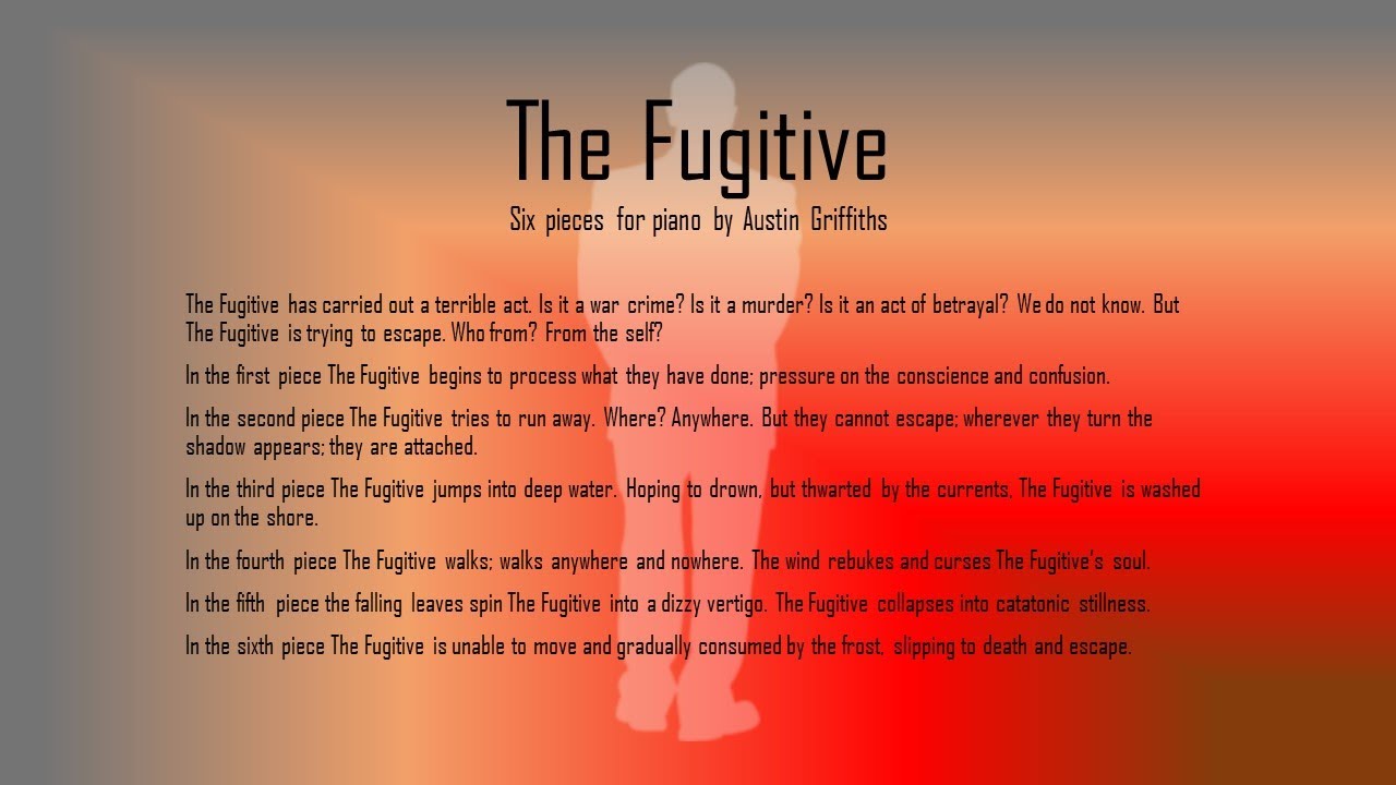 Austin Griffiths The Fugitive - 6 Dances for Piano - YouTube