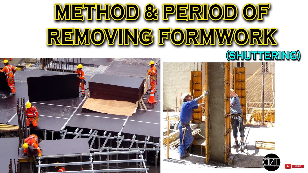 Method and Period of Removing Shuttering/Formwork | QSC - [HINDI] - YouTube