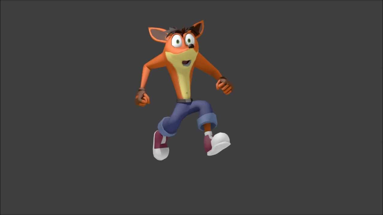Crash Bandicoot - Running (WIP) - YouTube