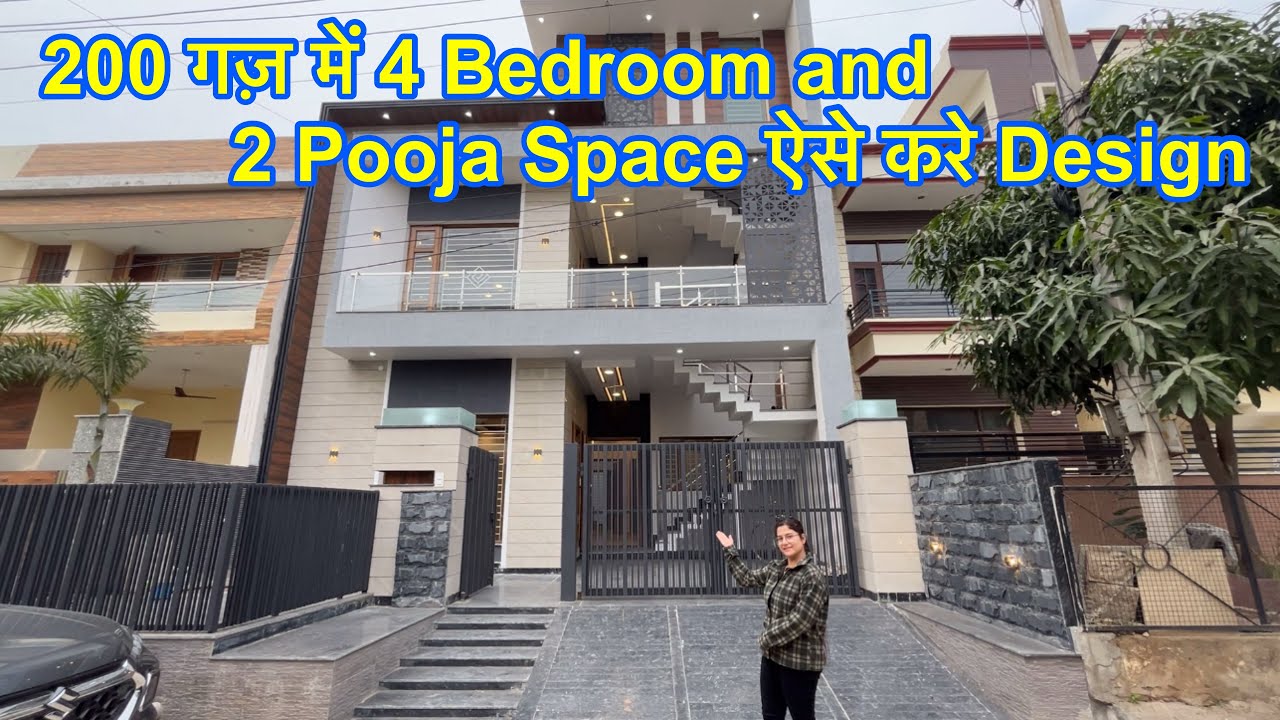 Buy This Beautiful Design 4 Bedroom Kothi in 200Gaz Size. Price 1 Crore ...