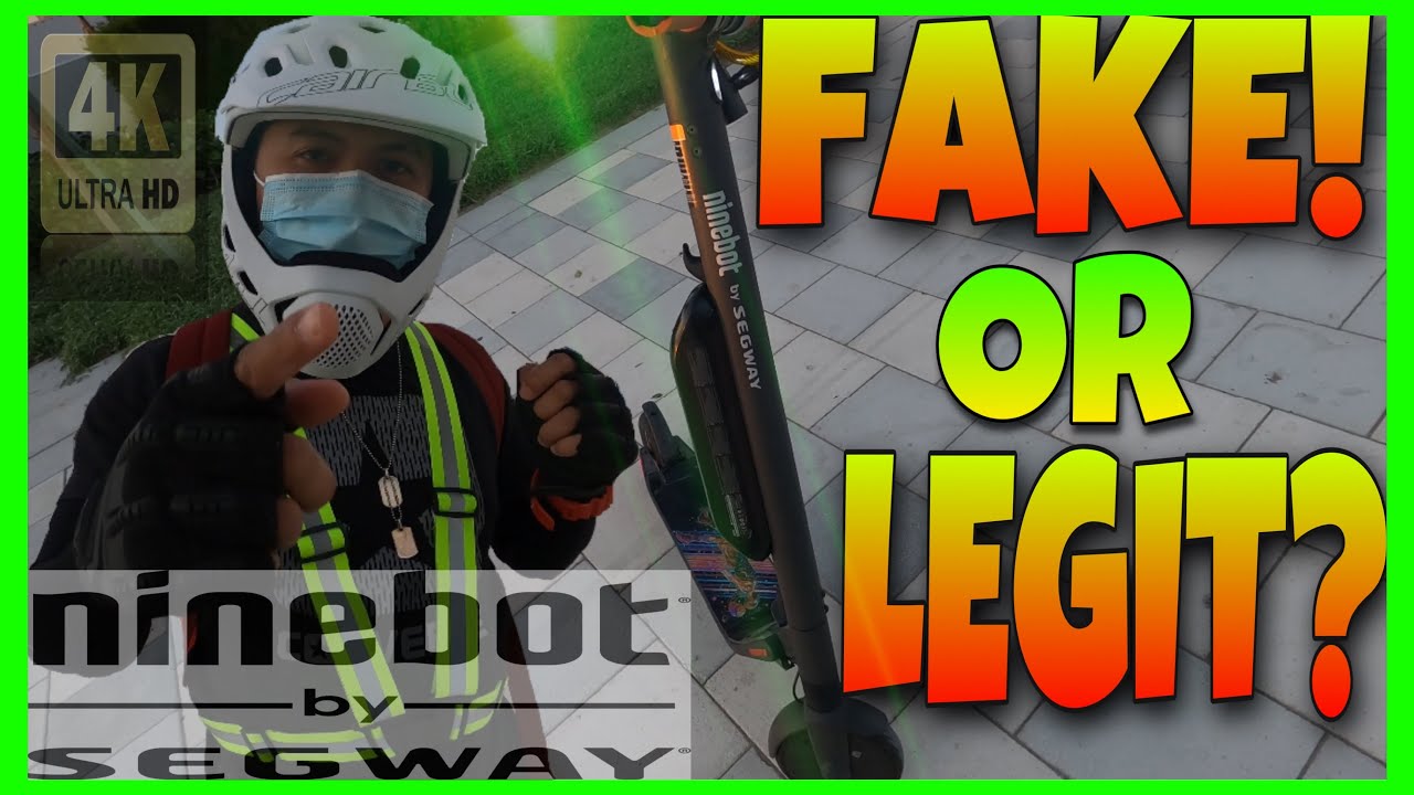 How To Easy Check The Ninebot Scooter Original Or Fake! | 💯% Legit ...