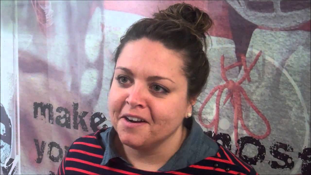 Jennifer Kranz after 1-0 game vs. Gustavus - YouTube