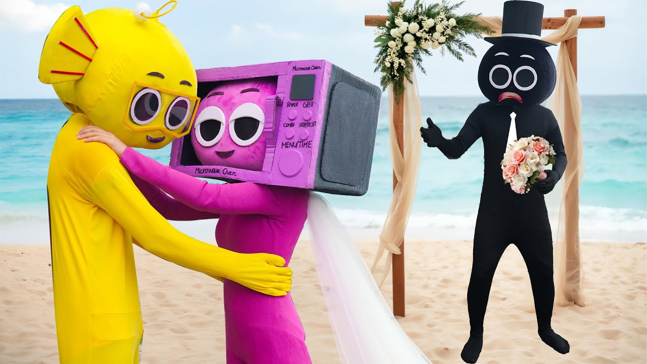 SPRUNKI PINKI WEDDING! 😱 | Incredibox Sprunki In Real Life - YouTube
