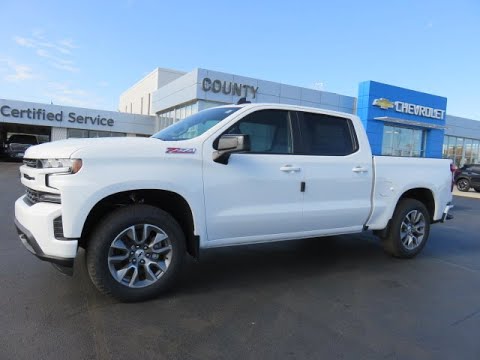2021 Chevrolet Silverado RST 4WD Crew Cab Summit White - YouTube
