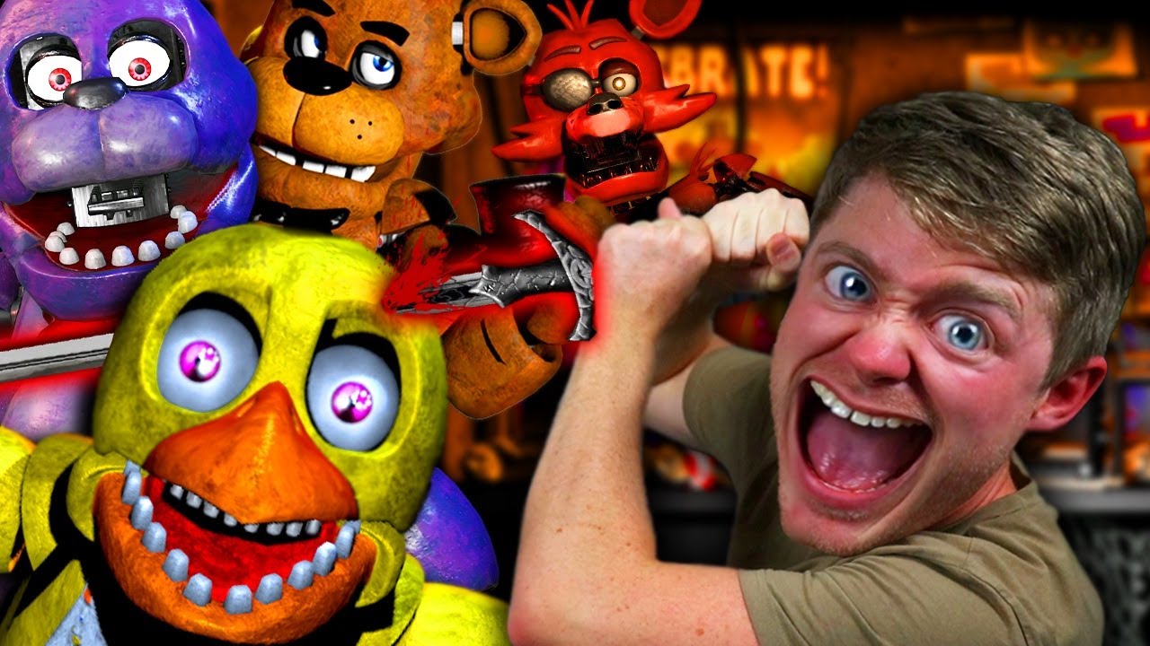 BEATING Five Nights at Freddy's in ONE TRY (night 5 & night 6) - YouTube