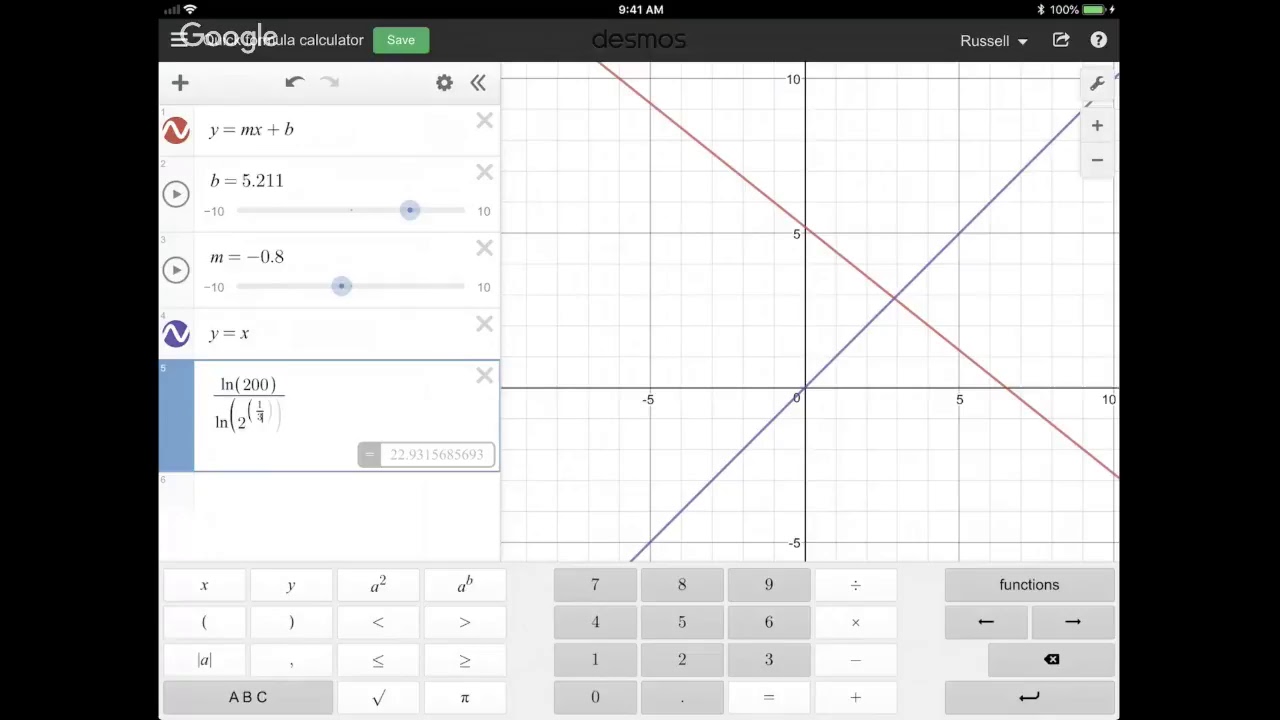 Getting Started With Desmos - YouTube