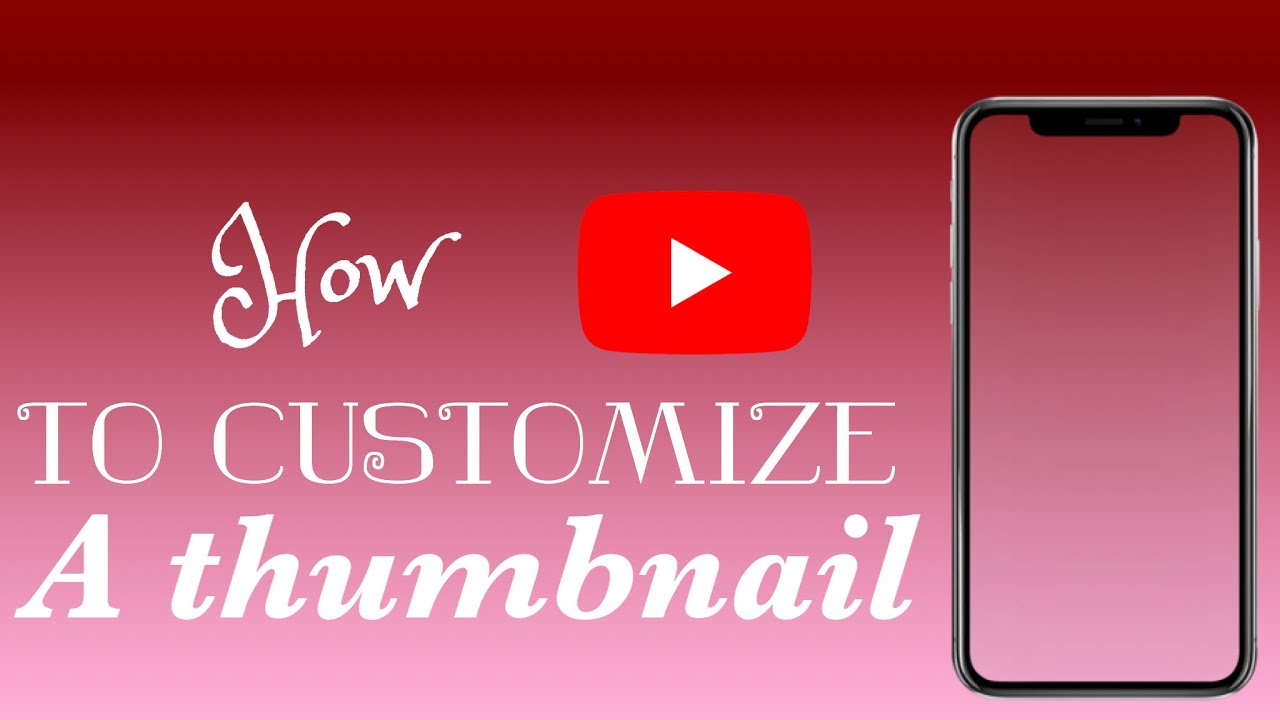 How to design a very nice thumbnail (iOS very simple) - YouTube