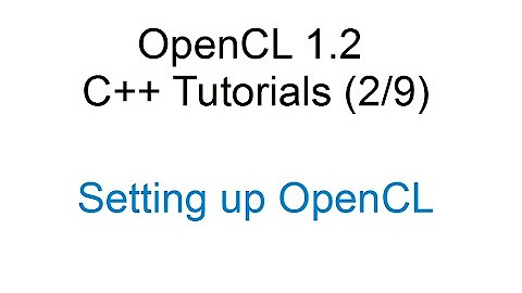 OpenCL 1.2 C++ Tutorials - YouTube
