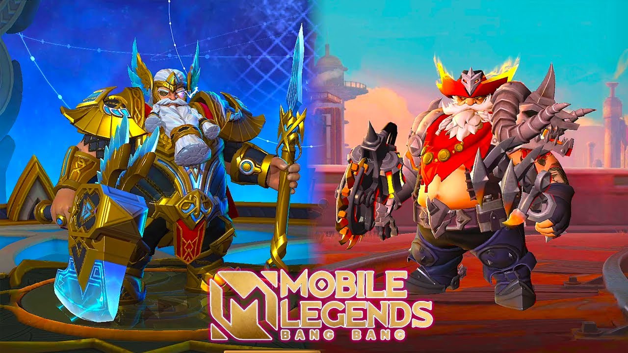 Franco Blazing Axe Skin VS Valhalla Ruler Skin | Mobile Legends Bang ...