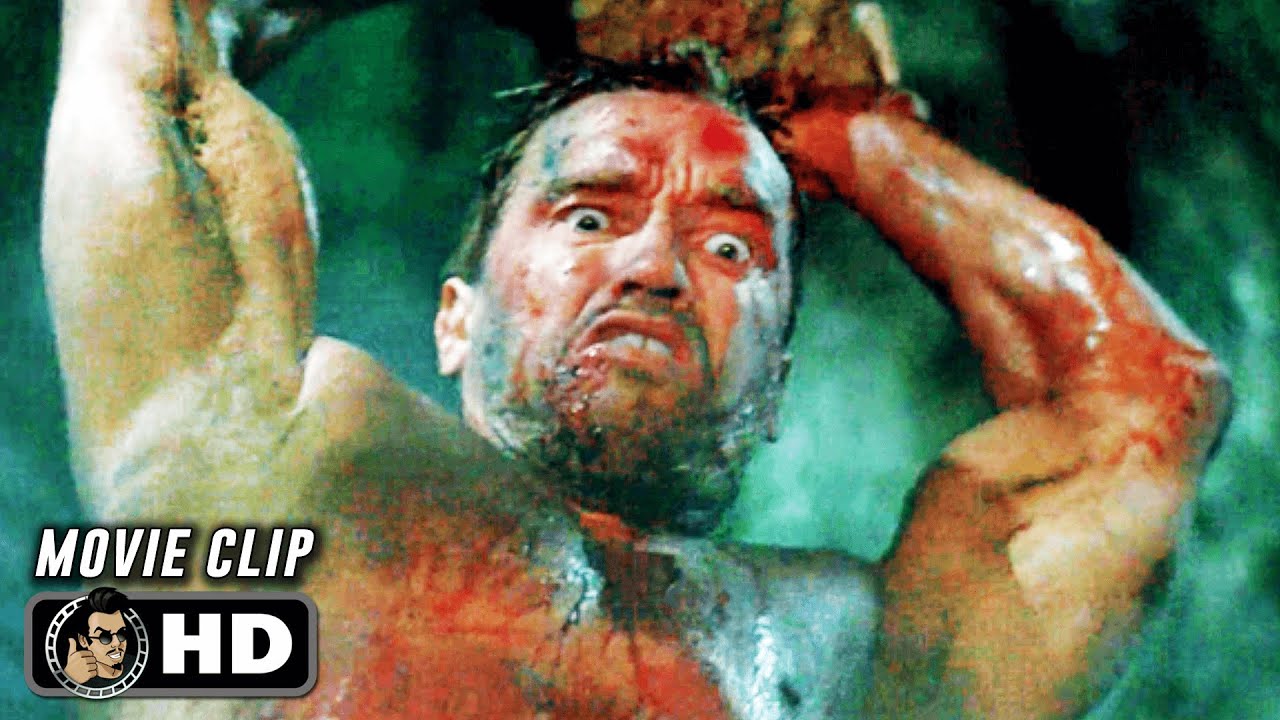 Waterfall Chase Scene | PREDATOR (1987) Movie CLIP HD - YouTube