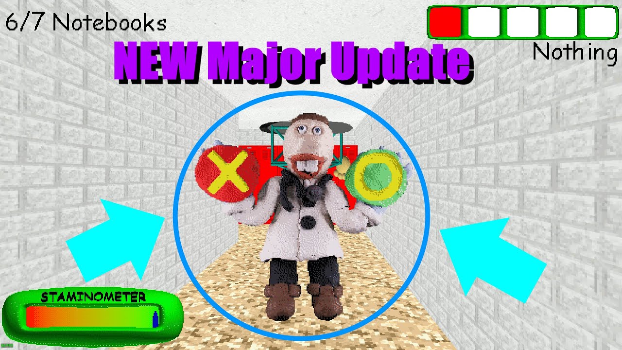 Baldi's Basics Plus - V0.4.0 - New Character Dr. Reflex! - YouTube