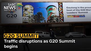 G20 Leaders Summit Xolani Fihla On Traffic Disruptions As Delegates ...