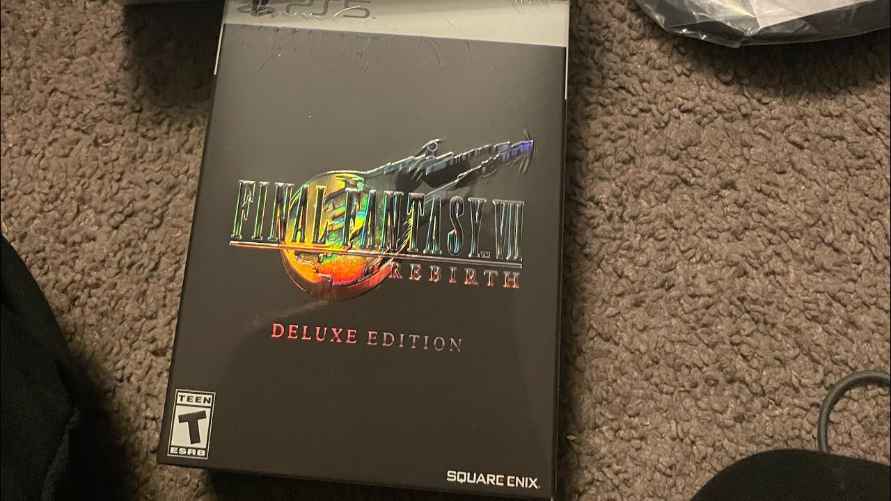 Final Fantasy 7 rebirth and PlayStation edge unboxing - YouTube
