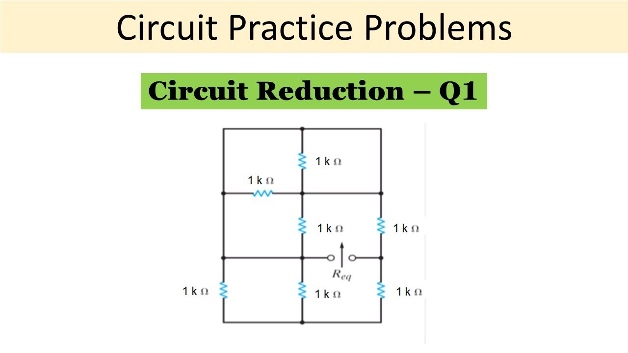 Circuit reduction - Question no. 1 - YouTube