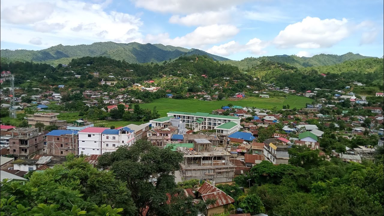 Scenic Beauty of Chandel District Headquarters| Japhou Bazar | Chandel ...