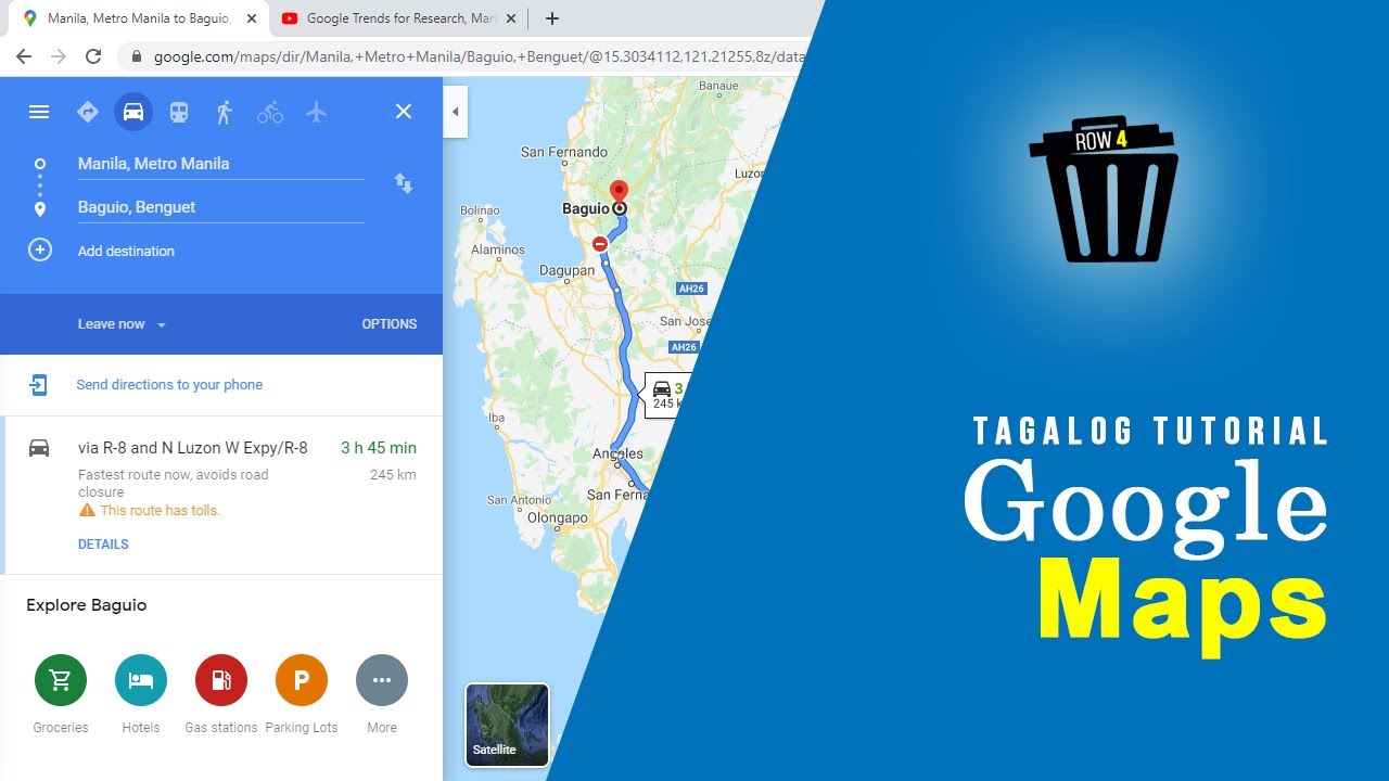 Paano Gamitin ang Google Maps? - YouTube