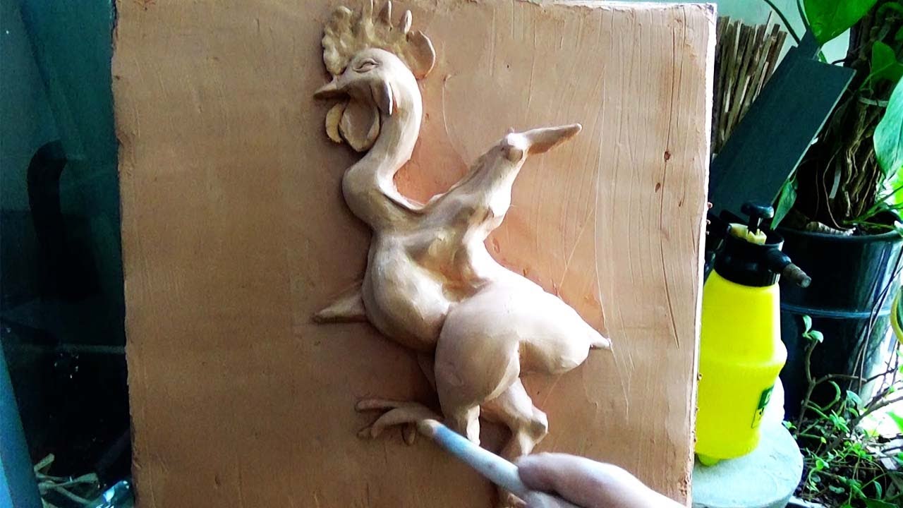 Amazing Clay Animal Idea: Making a Featherless Rooster - YouTube