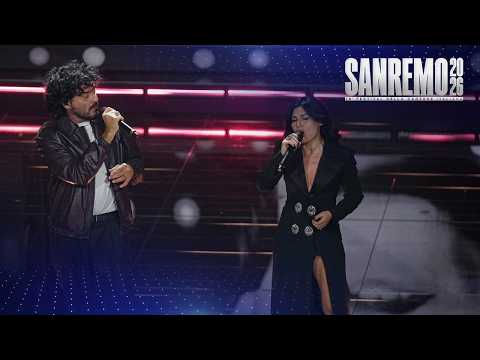 Sanremo 2026 - Francesco Renga e Giusy Ferreri cantano Ragazzo solo, ragazza sola