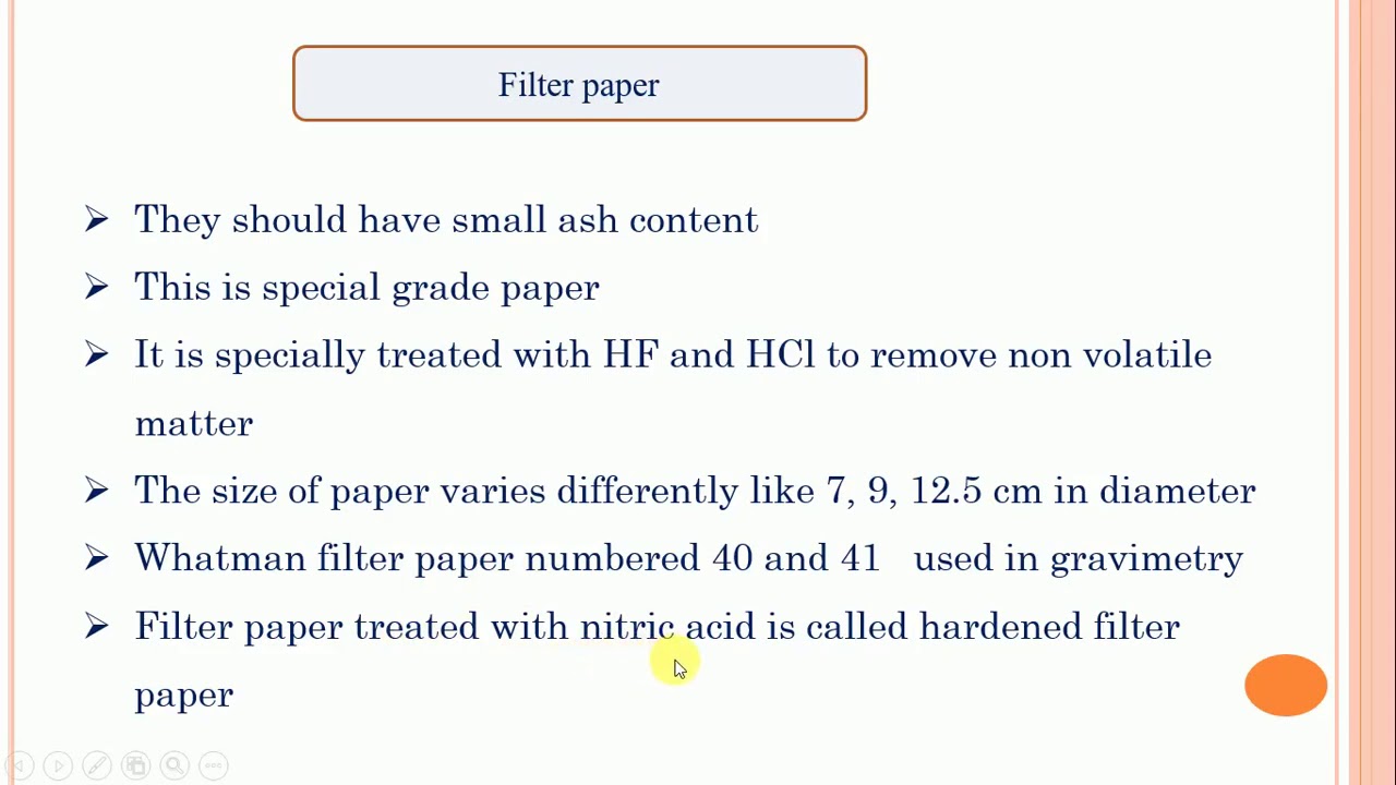 Filtering the precipitate-Gravimetric Analysis - YouTube