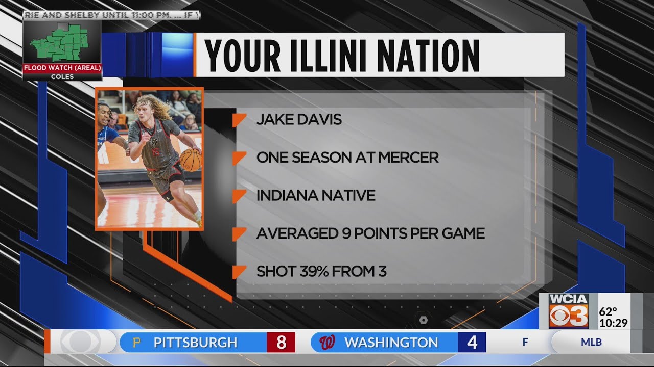 Mercer transfer Jake Davis commits to Illinois - YouTube