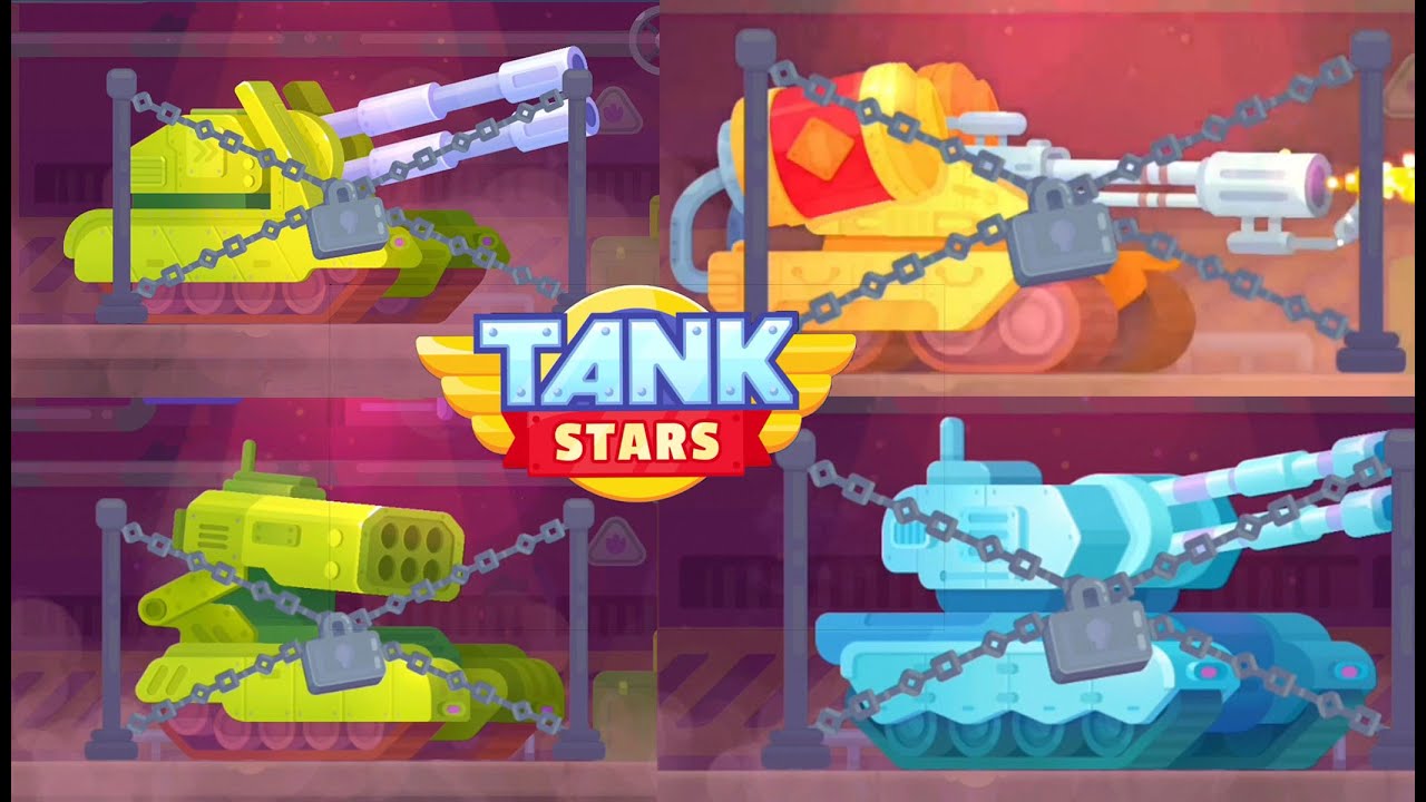 Tank Stars : All Unlocked Tanks in Battle - New Level Boss Killed # ...