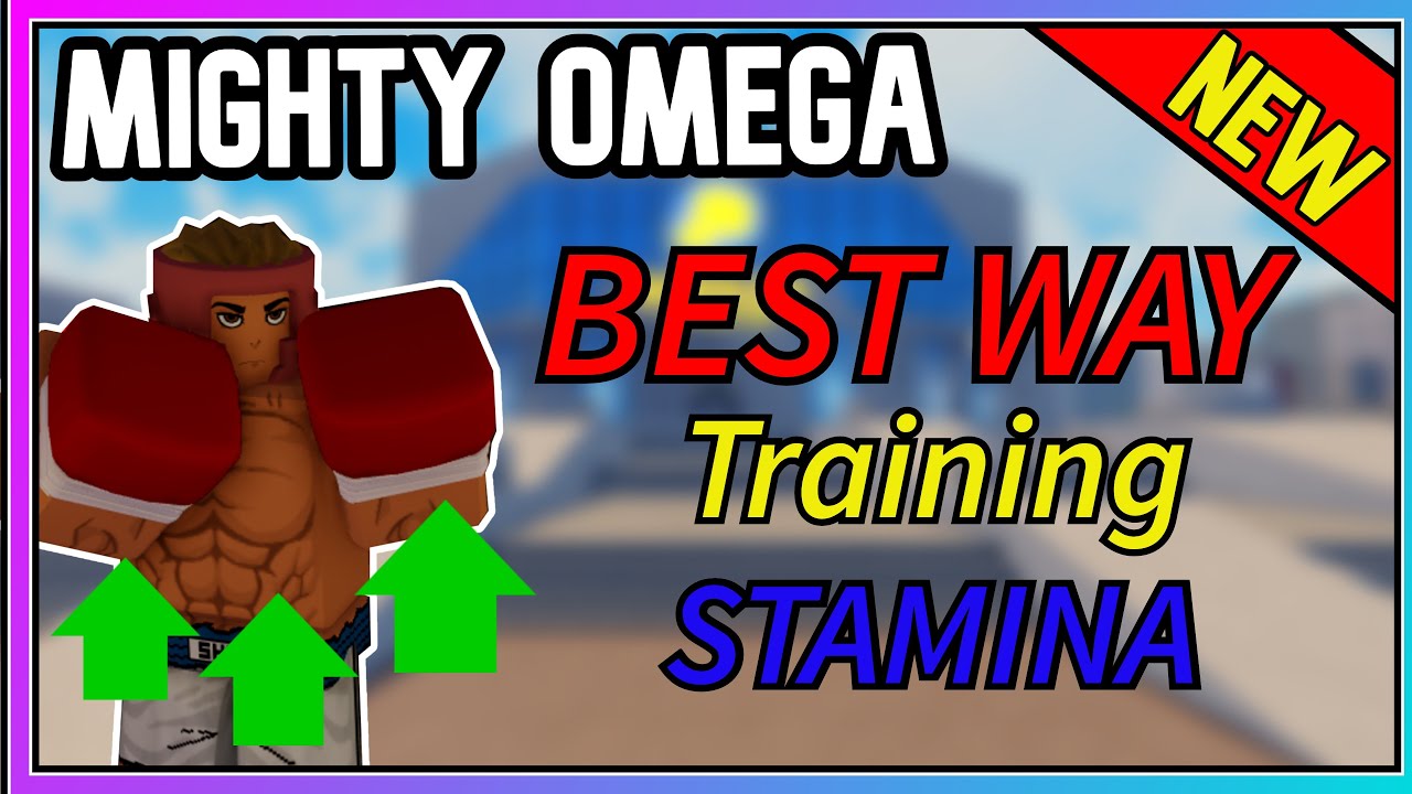 Mighty Omega: BEST WAY TO TRAIN STAMINA [NEW] || ROBLOX #NoobWithSword ...