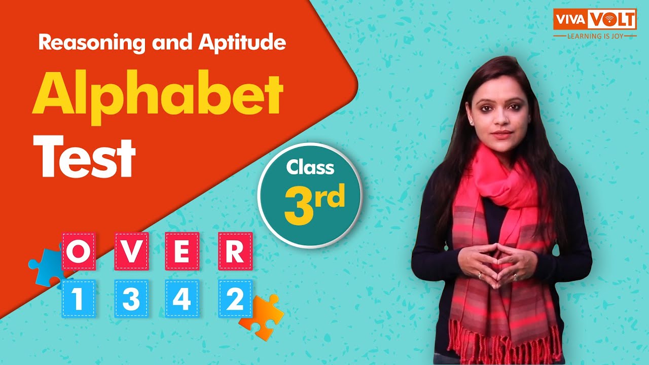 Reasoning and Aptitude | Alphabet Test for Grade 3 - YouTube