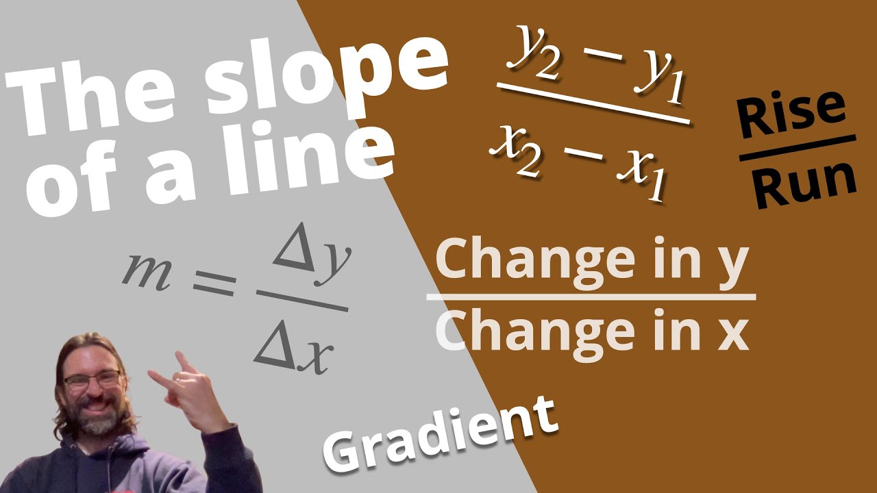 How do you find the slope (gradient) of a line? - YouTube