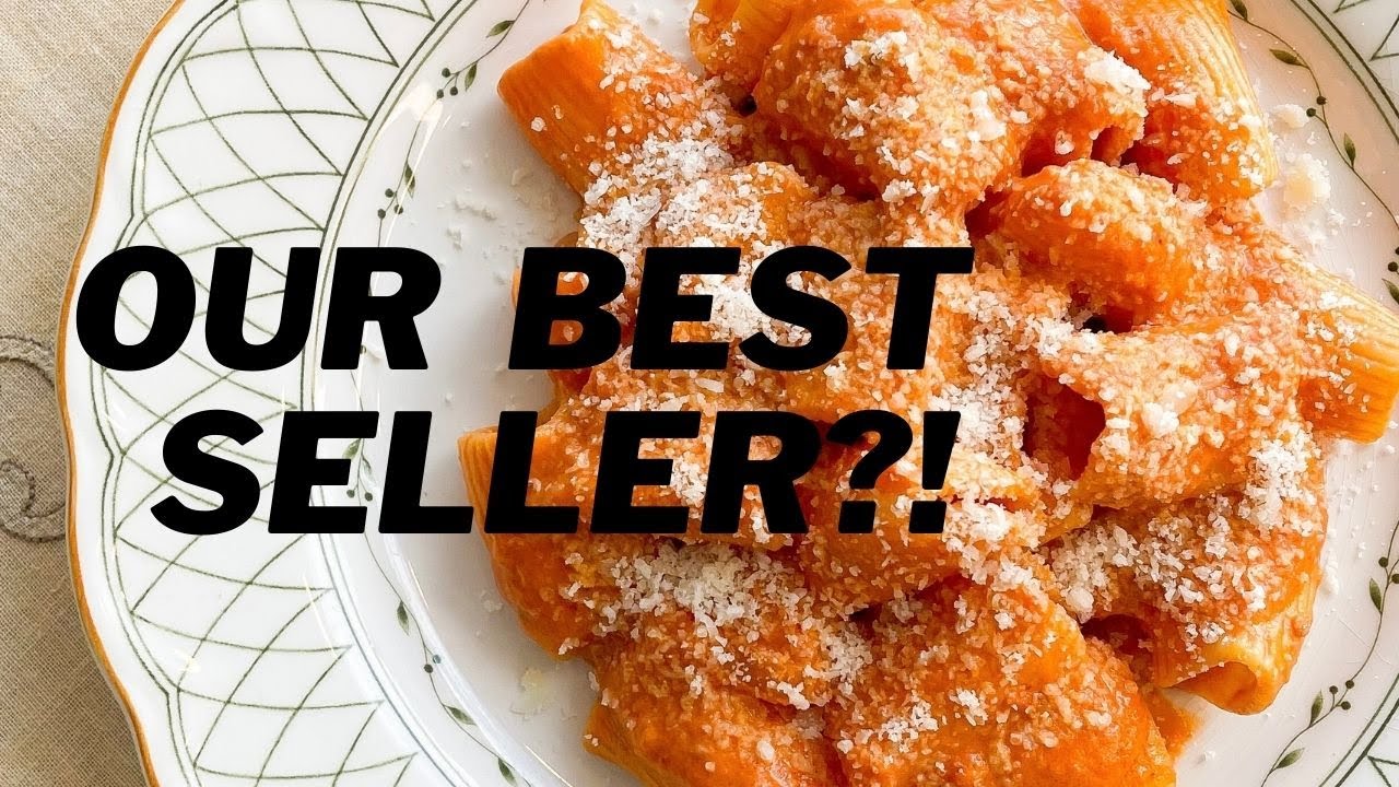 Making our BEST SELLING PASTA SAUCE! - YouTube