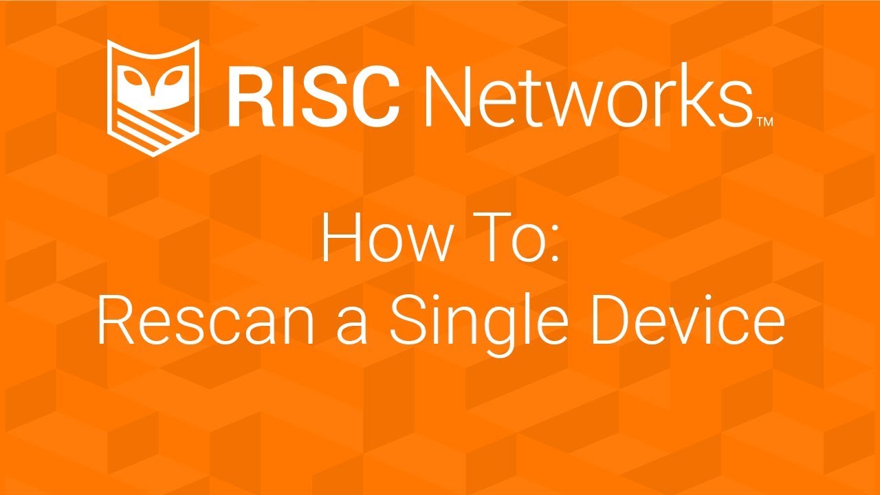 How to: Rescan a Single Device - YouTube