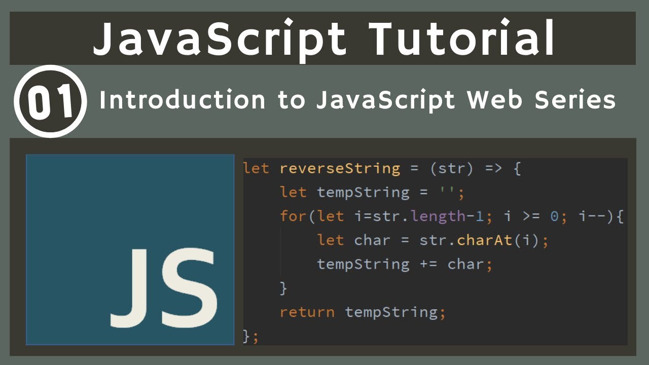 01 Introduction To Javascript Web Series Javascript Tutorial 0251