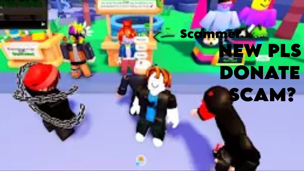 New Pls Donate Scam?? #roblox #scammer #viral #plsdonate - YouTube