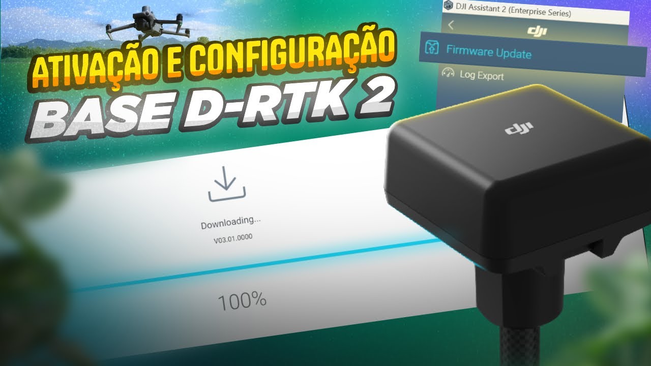 Ativação e configuração da Base D-RTK 2 - YouTube