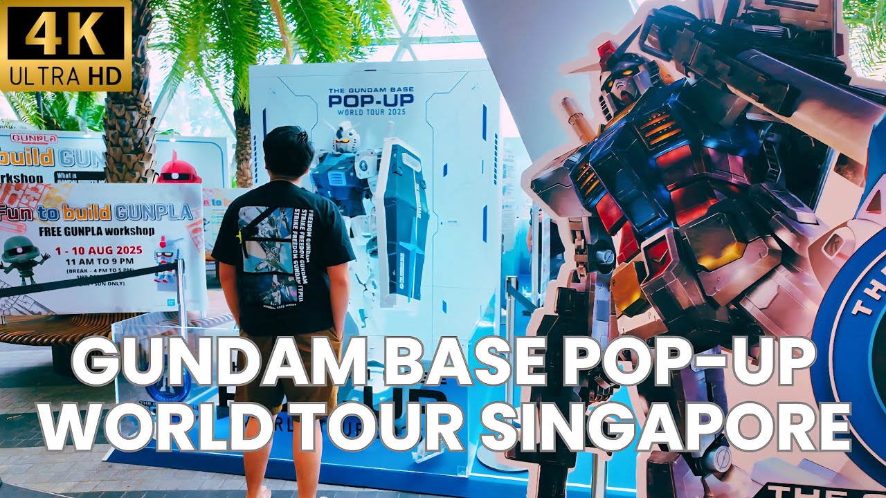 Gundam Base Pop-Up World Tour 2025 Lands in Singapore! FULL Tour at ...