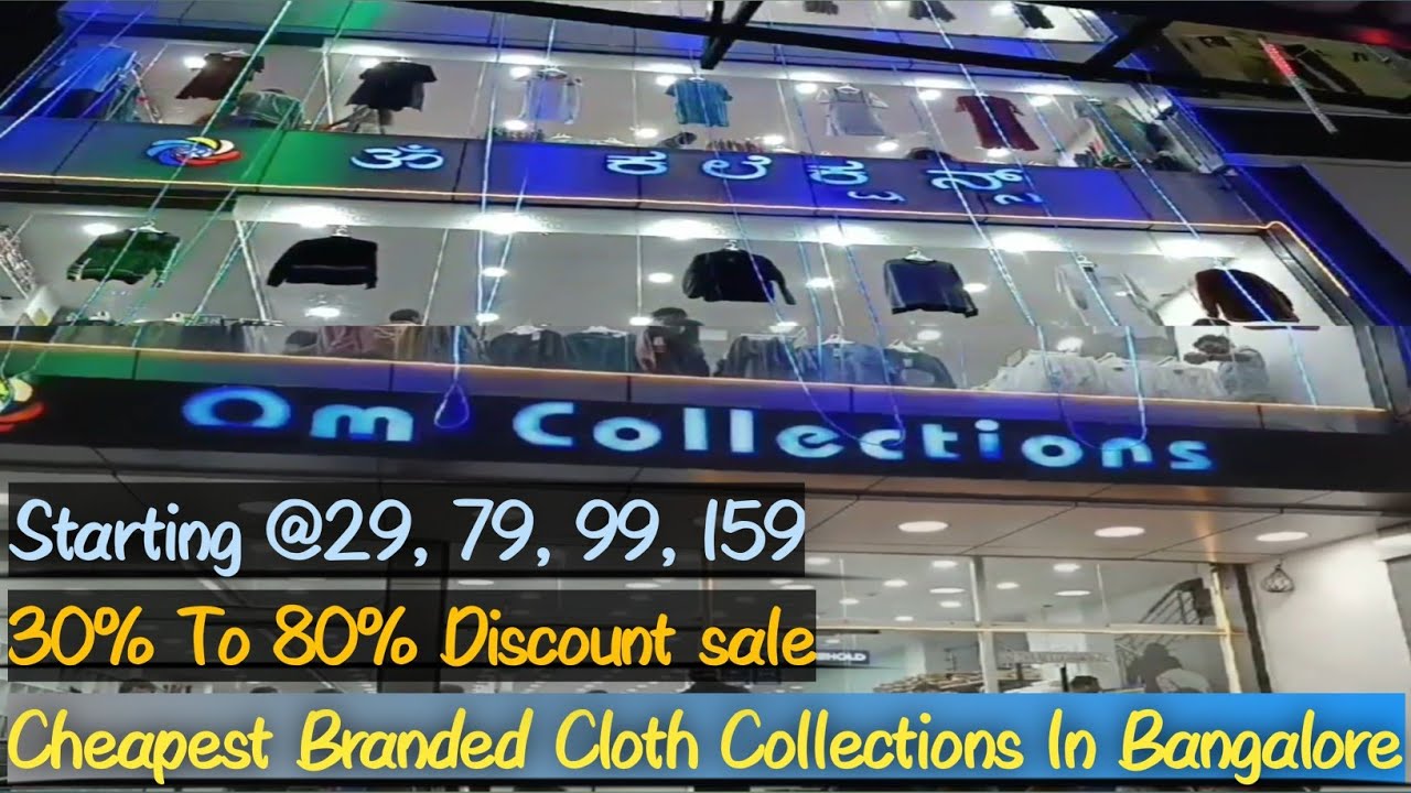Cheapest branded cloth collections in bangalore Om collections | Om ...