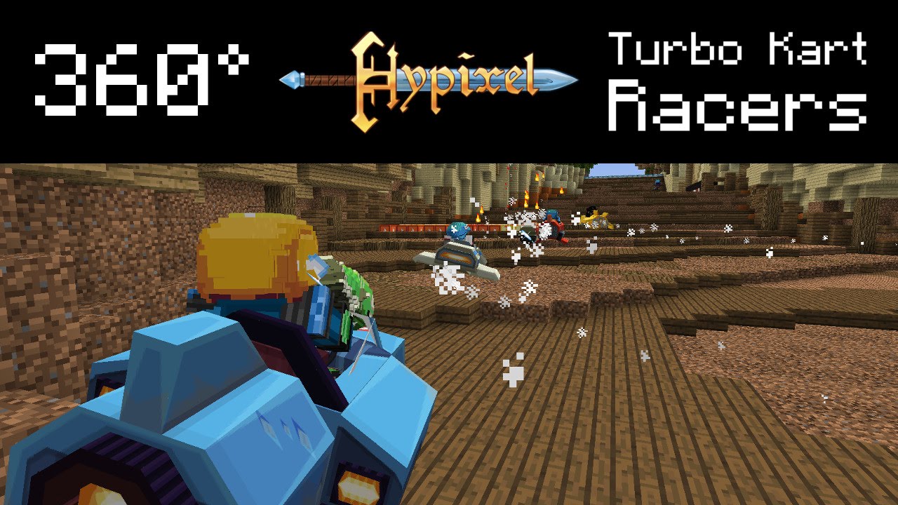 Minecraft - Turbo Kart Racers in 360 Degrees! 4K - YouTube