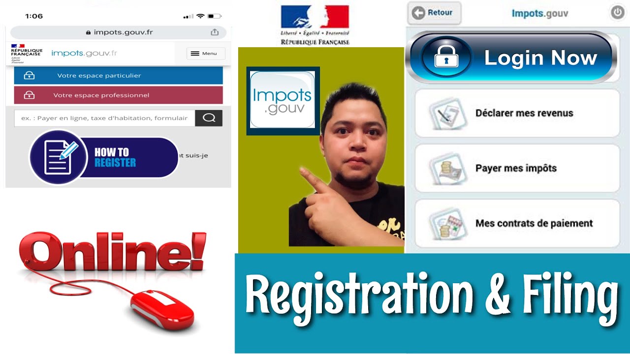 IMPÔT..! Registration and Filing ONLINE 😉 / quick and easy - YouTube
