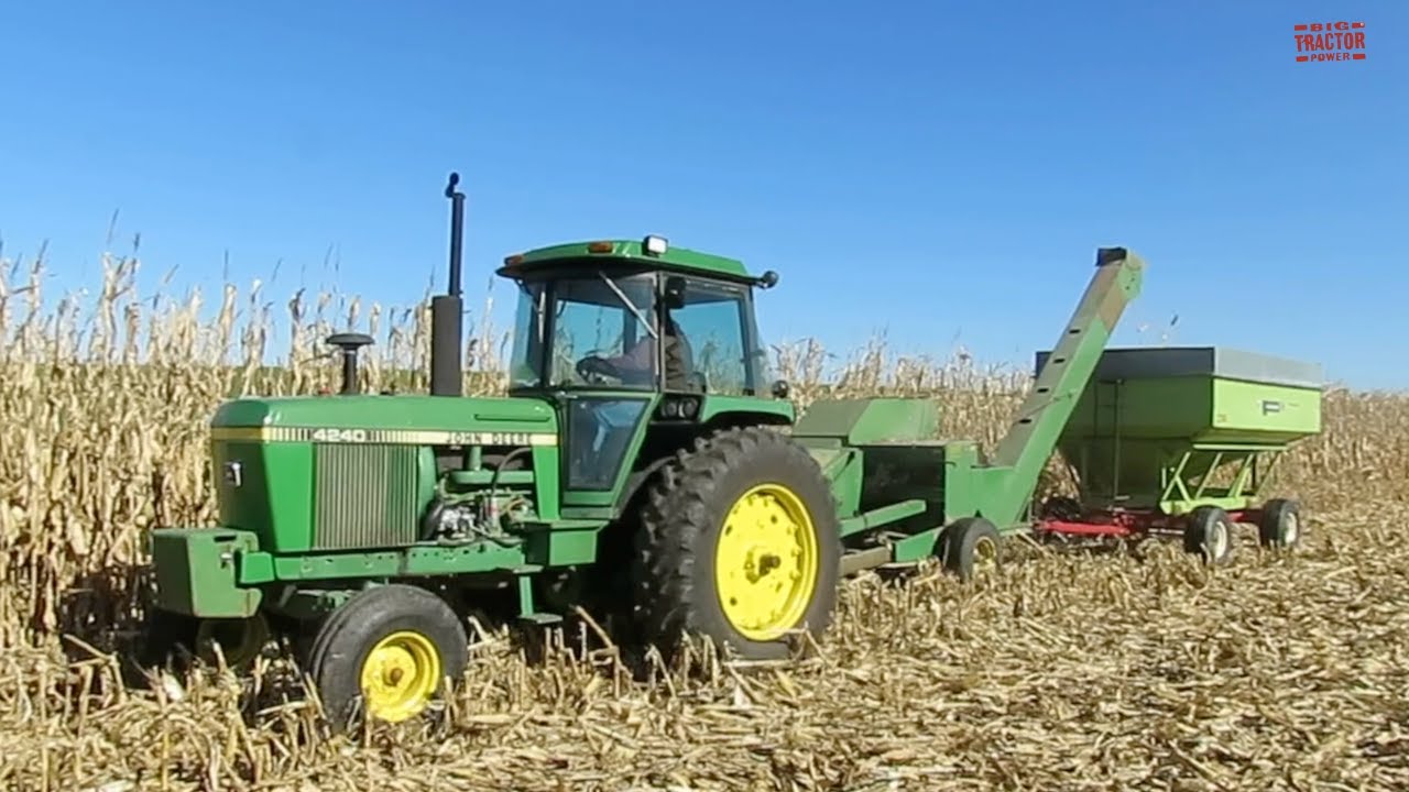 1970's CORN HARVEST and PLOWING - YouTube